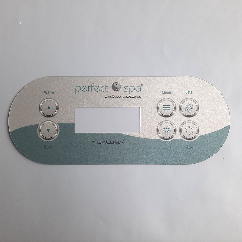 Whirlpool Display Overlay Balboa Bedienfeld TP500S